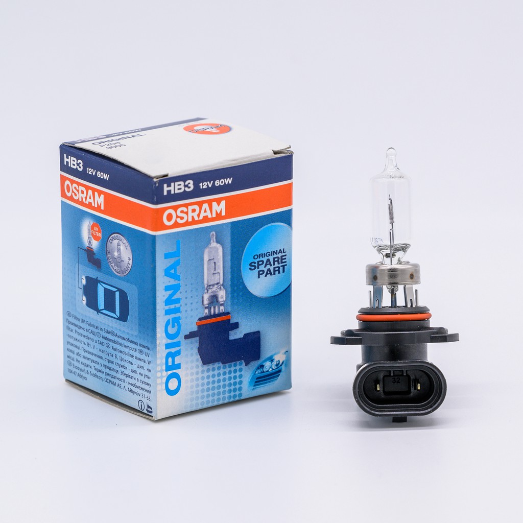 (Pro+++ ) หลอดไฟ Osram HB3 12V 60W หลอดไฟหน้า, ไฟตัดหมอก, ไฟสูง ของแท้ ...