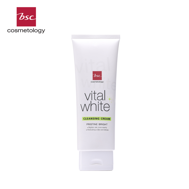 BSC COSMETOLOGY VITAL WHITE FACIAL CLEANSING CREAM | Lazada.co.th