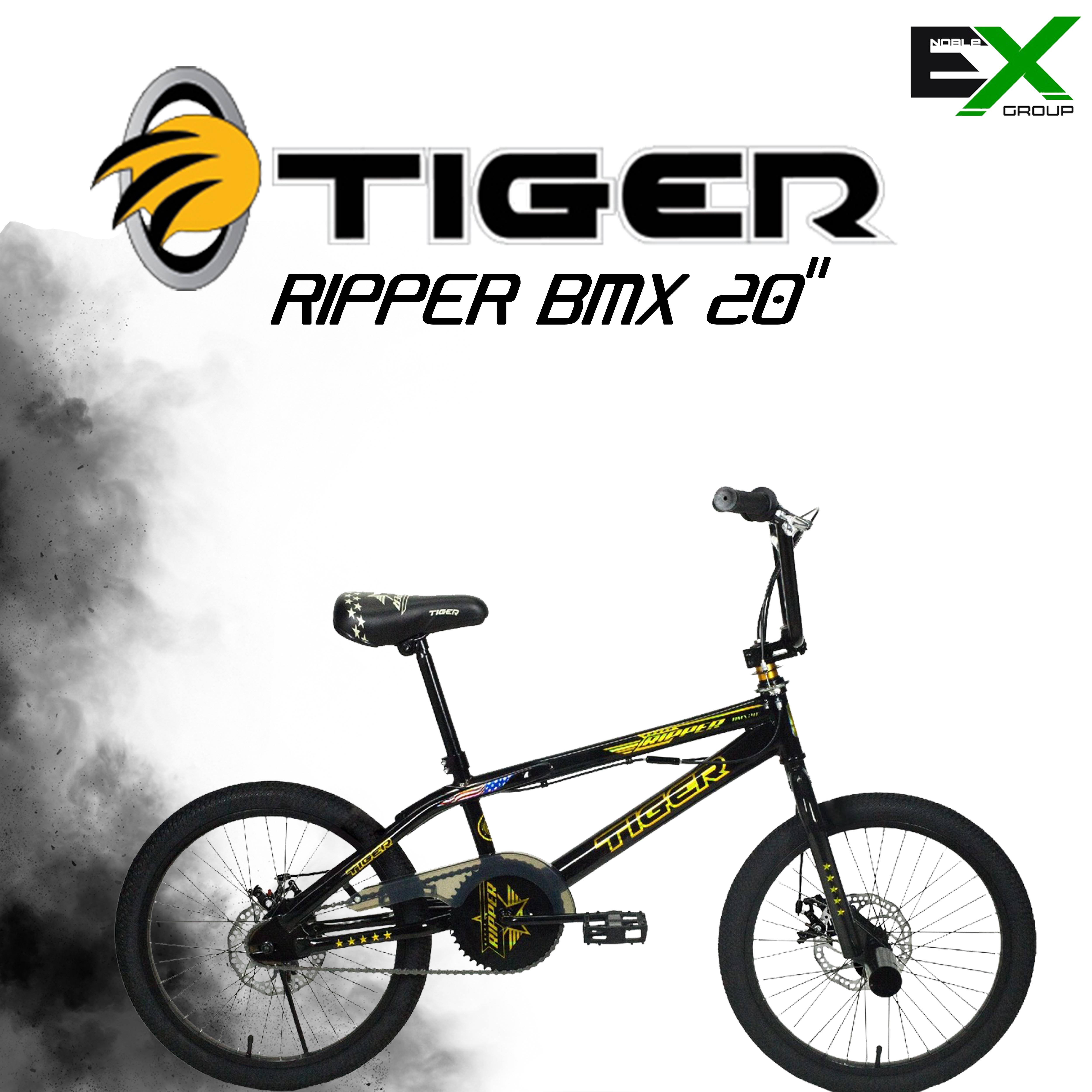 ผ่อน 0% 🔥 จักรยาน BMX TIGER RIPPER 20" ดิสเบรคหน้าและหลัง [มีของพร้อม ...