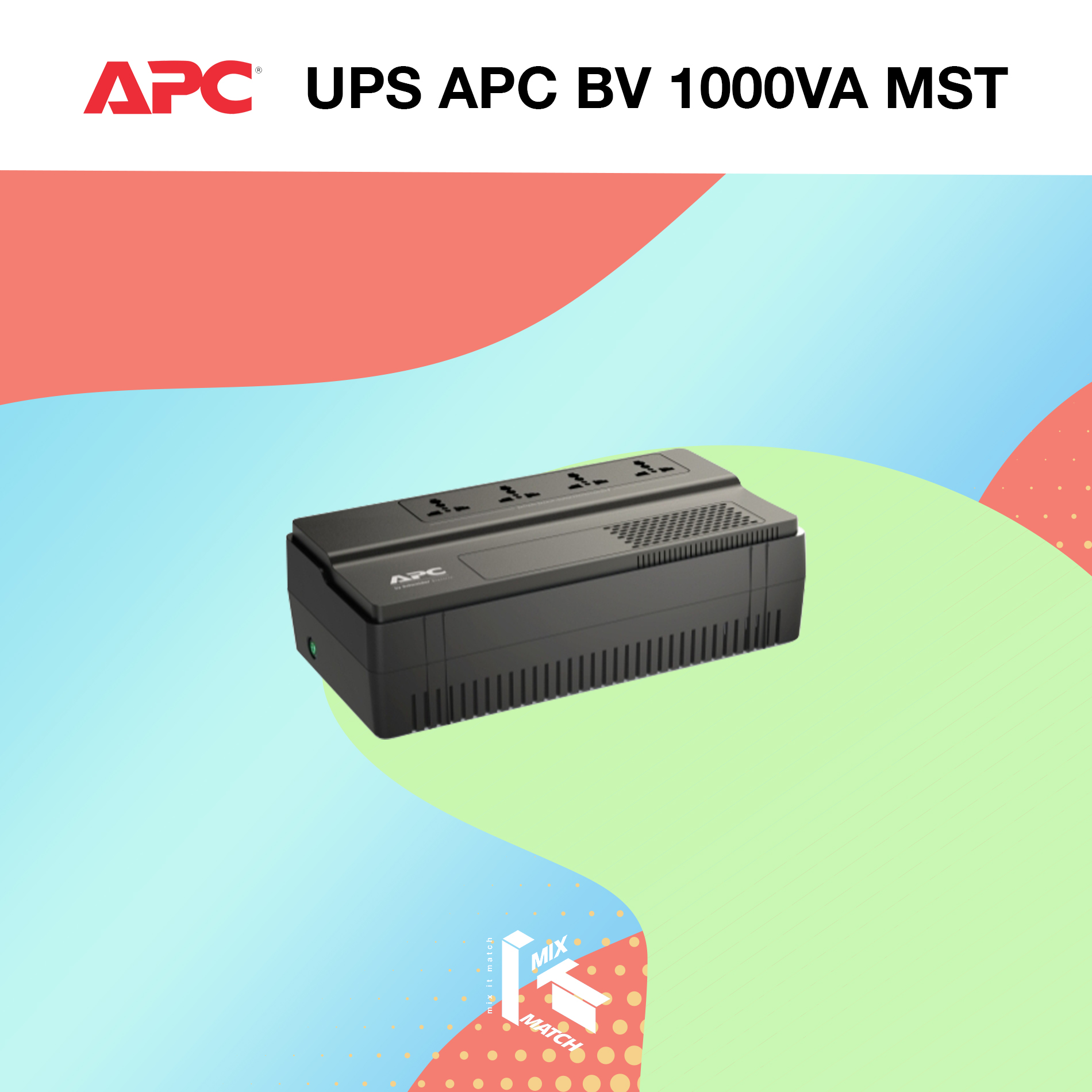 UPS APC EASY BV 1000I-MST (BV1000I-MST) | Lazada.co.th