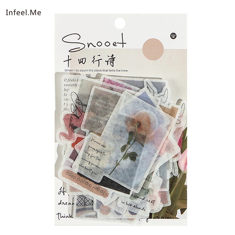 Infeel.me 40sheets Ins Beautiful Landscape Sticker Scrapbooking DIY ...