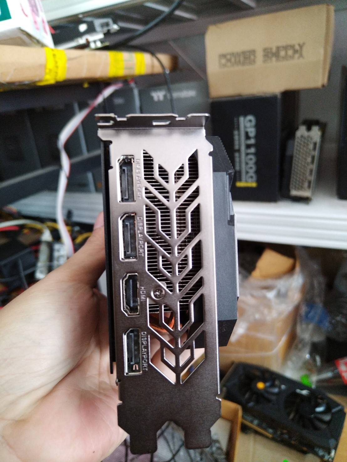 การ์ดจอ VGA RX 5600 AsRock Phantom Gaming 6GB D5 2fan สวยๆ OEM ใช้งาน ...