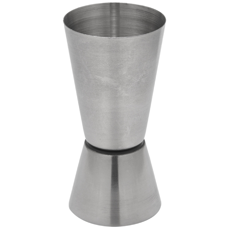 Stainless Steel 25/ 50 ml Jigger Bar Craft Dual Spirit Measure Cup Peg ...