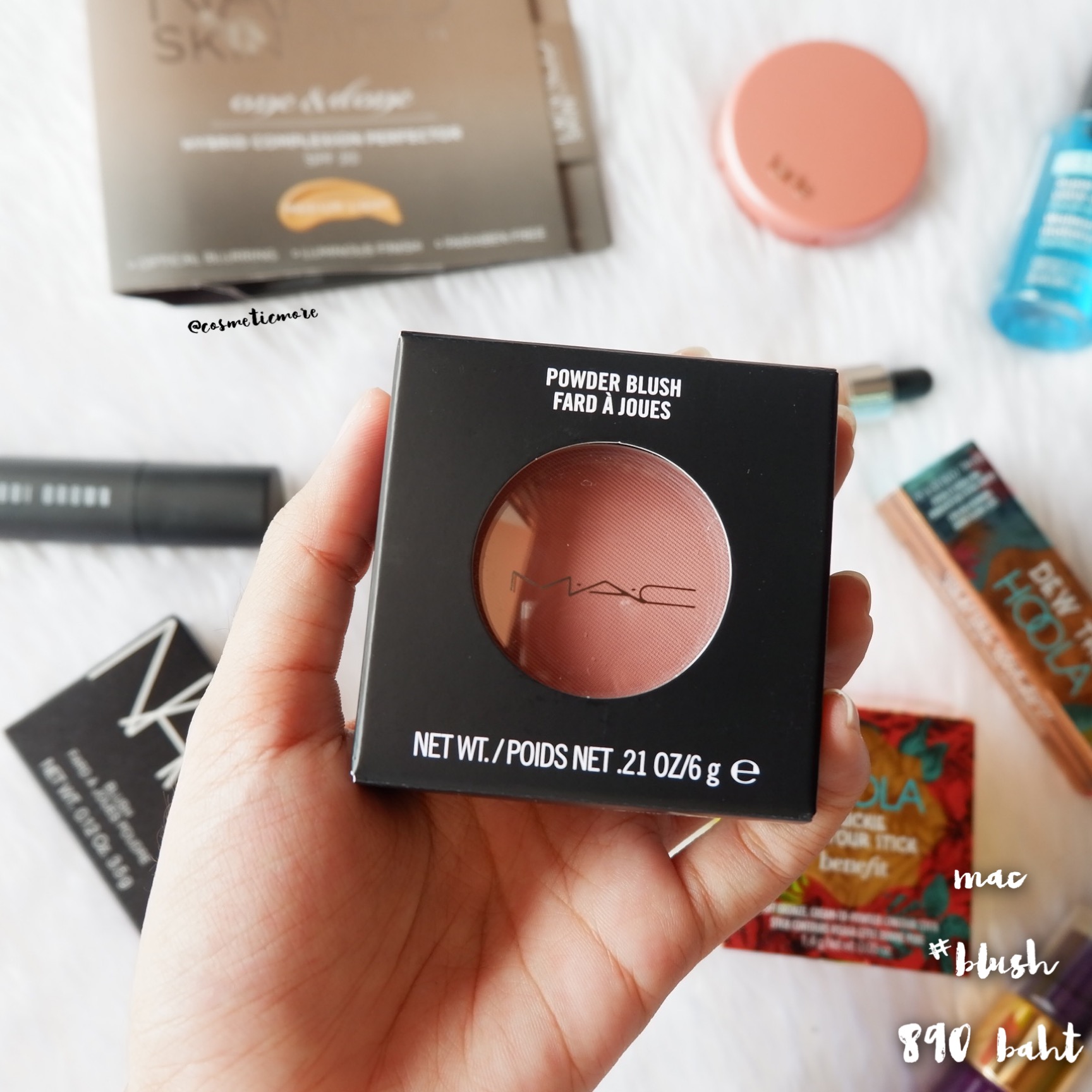 พร้อมส่ง! 🖤 mac powder blush 6g สี melba/mocha/gingerly | Lazada.co.th