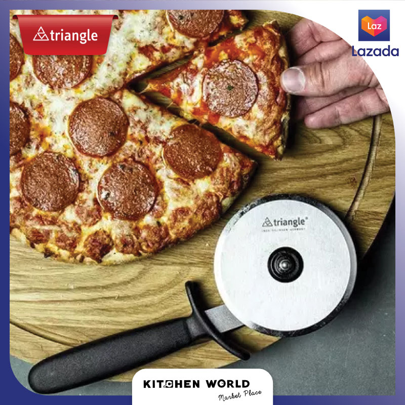 Triangle 505771007 Pizza Cutter Dia 10cm 12 cm. / ที่หั่นพิซซ่า ...