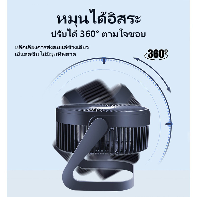 (ฟรี 25 บาท)5/6/8นิ้ว พัดลม MAIMEITE พัดลม พกพา ชาร์จ พัดลมตั้งโต๊ะ พัด ...