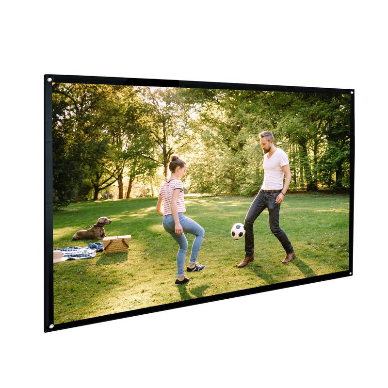 NIERBO 2021 New 4K Ultra-clear Projector Screen 60 72 84 100 120 inch ...