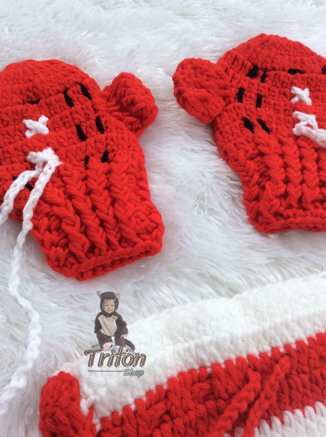 พร้อมส่ง!! ชุดแฟนซีเด็ก นักมวย 042 (Red-White Boxing) Baby Fancy By ...