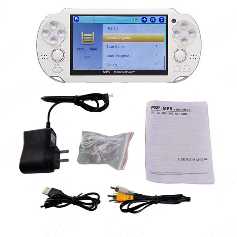 สำหรับ X6 PSP เกมแบบพกพาคอนโซลจริง 8 กิกะไบต์กล้องเกมวิดีโอสำหรับ ...