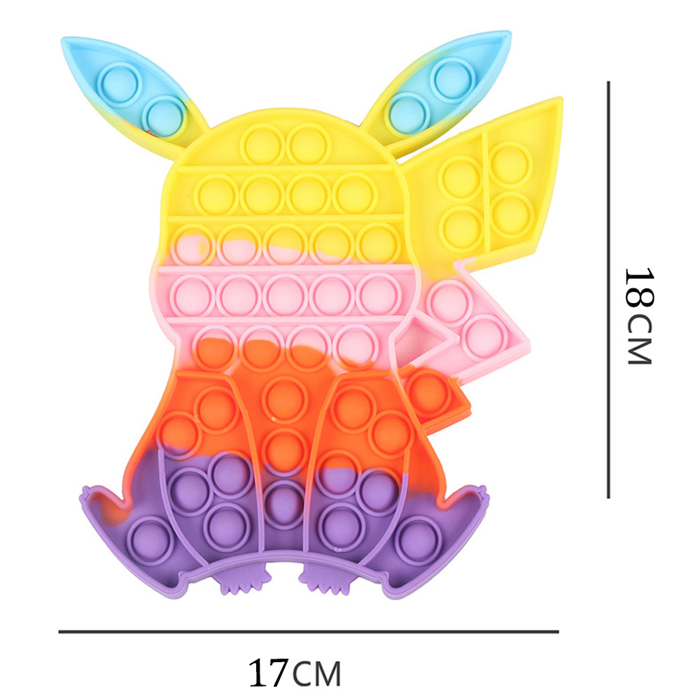 Meettoy Pikachu Push Pop It Fidget ป๊อบอิต Toy Kid ของเล่นกดบับเบิ้ล ...