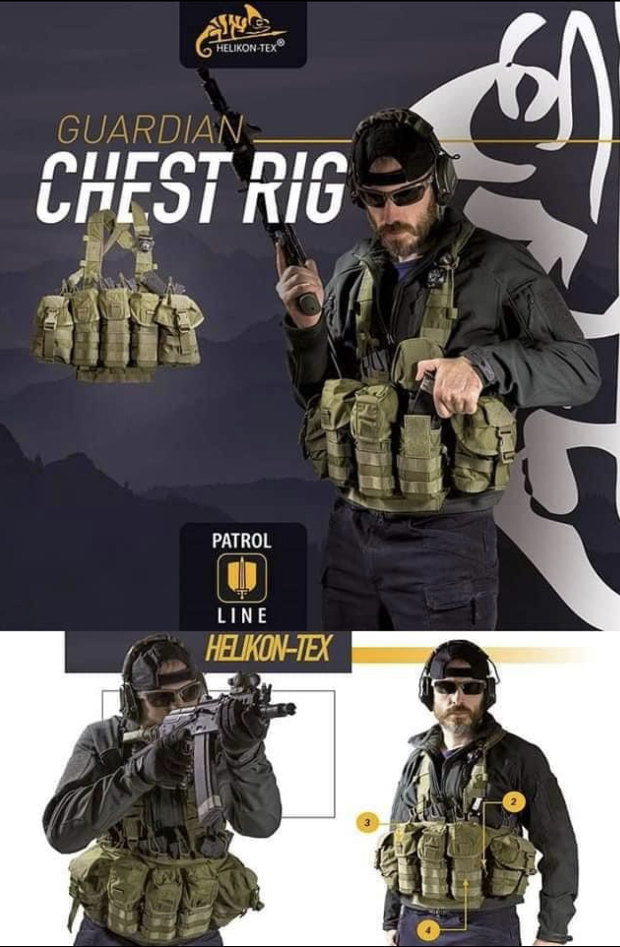 GUARDIAN CHEST RIG - Tongchat Camping - ThaiPick