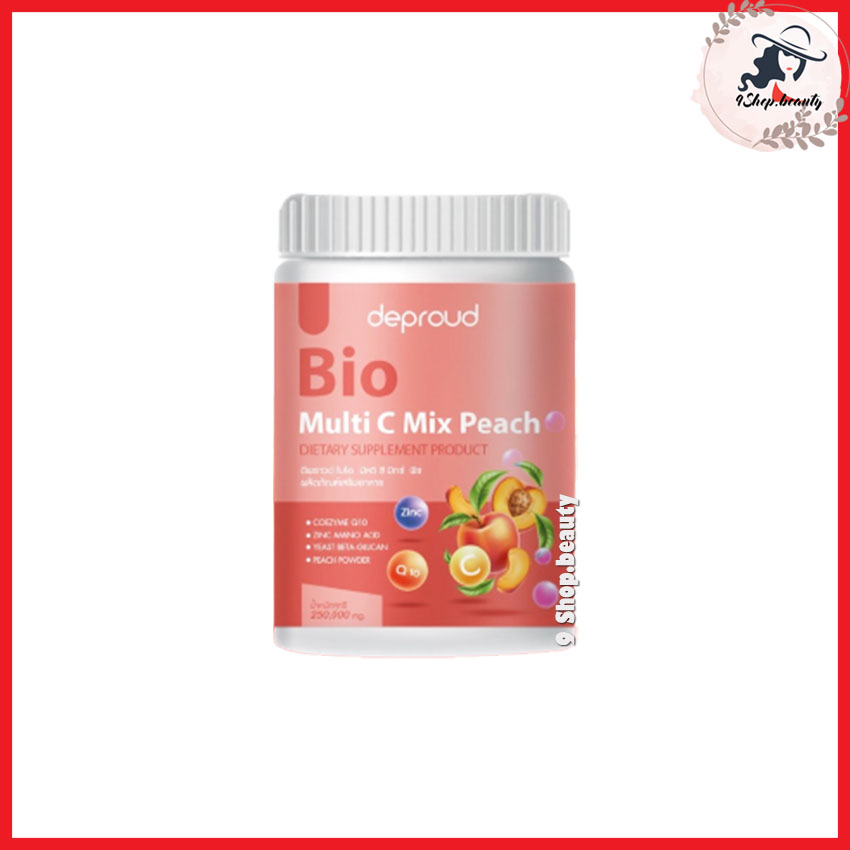 Deproud Bio Multi C Mix Peach ดีพราวด์ ไบโอ มัลติ ซี มิกซ์ พีช วิตซีถัง ...