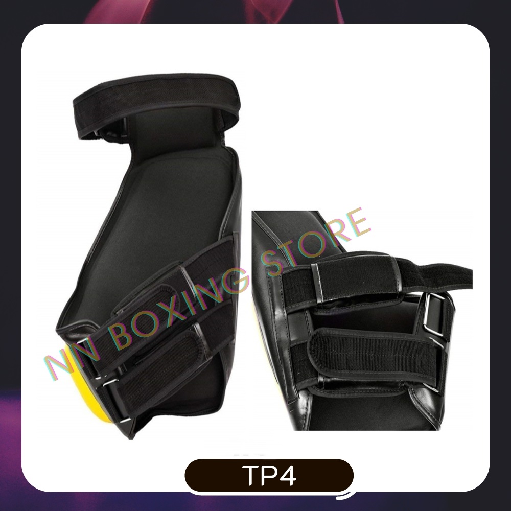 Fairtex Thigh Pad Protector TP4 Black -yellow Muay Thai Boxing MMA K1 แฟร์แท็กซ์ การ์ดโคนขา ...