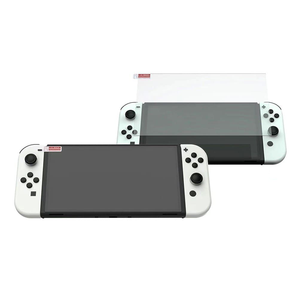 OLED ฟิล์มกระจกกันรอย nintendo switch OLED glass screen pro premium ...