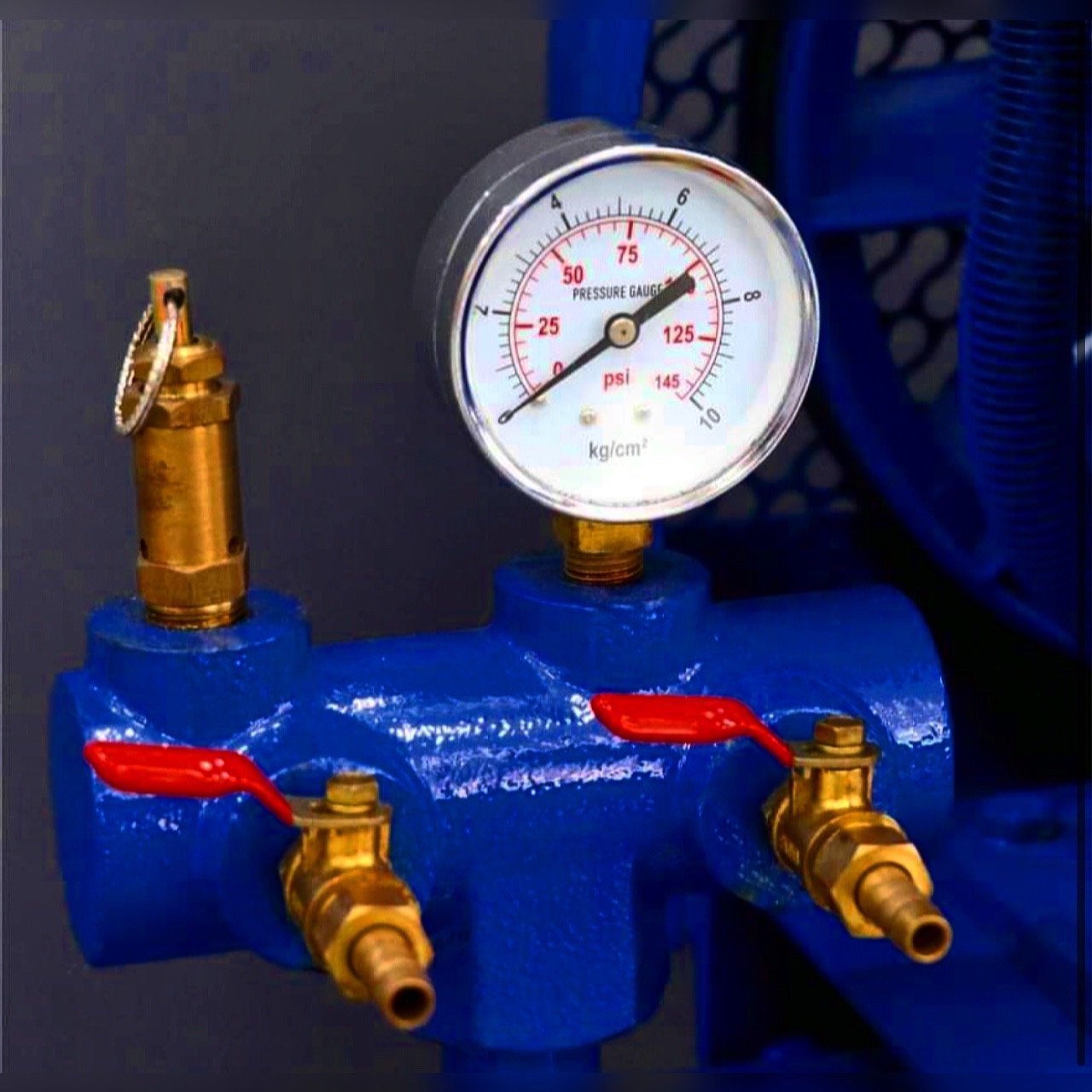 PUMA ปั๊มลมสายพราน รุ่น PP21-PPM220V 92ลิตร 1HP (รวมมอเตอร์) แรงดันลมได้ 8-10 บาร์ 115-142 ปอนด์ ...