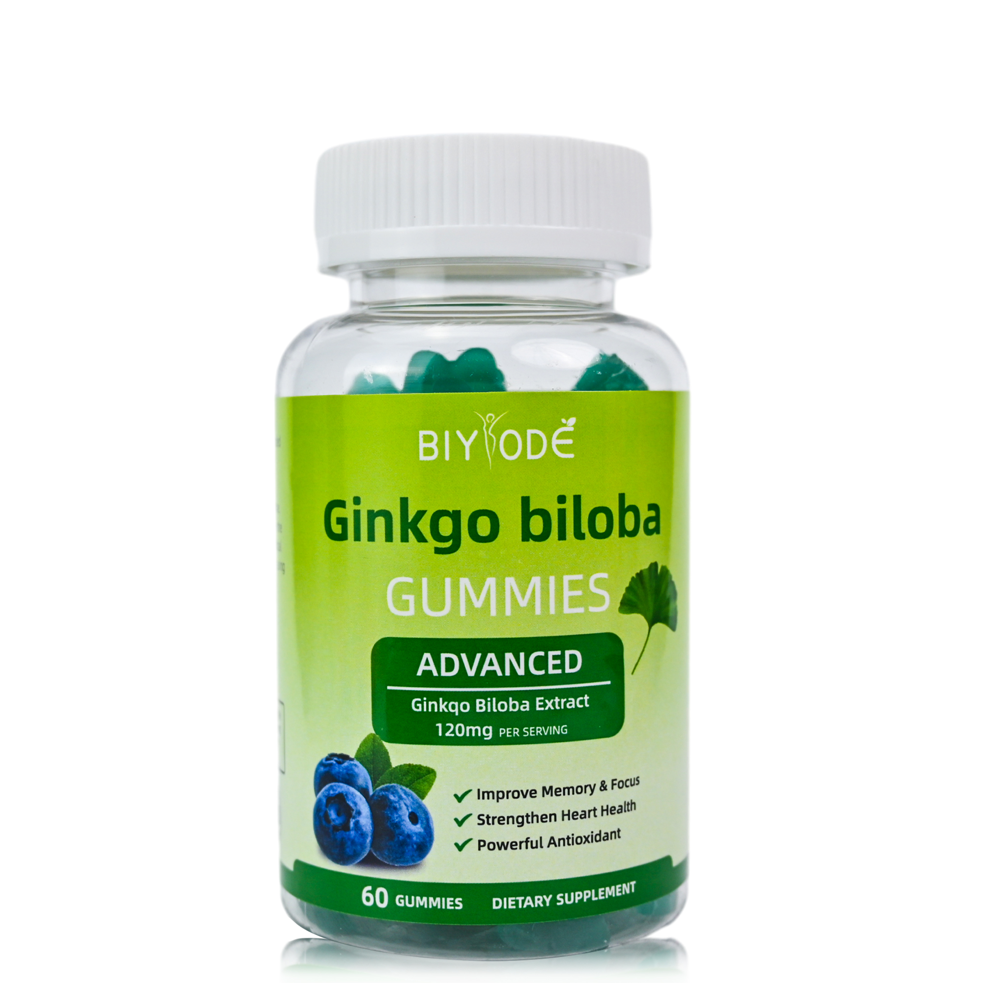 BIYODE Ginkgo biloba 120mg Gummies 60 | Lazada.co.th