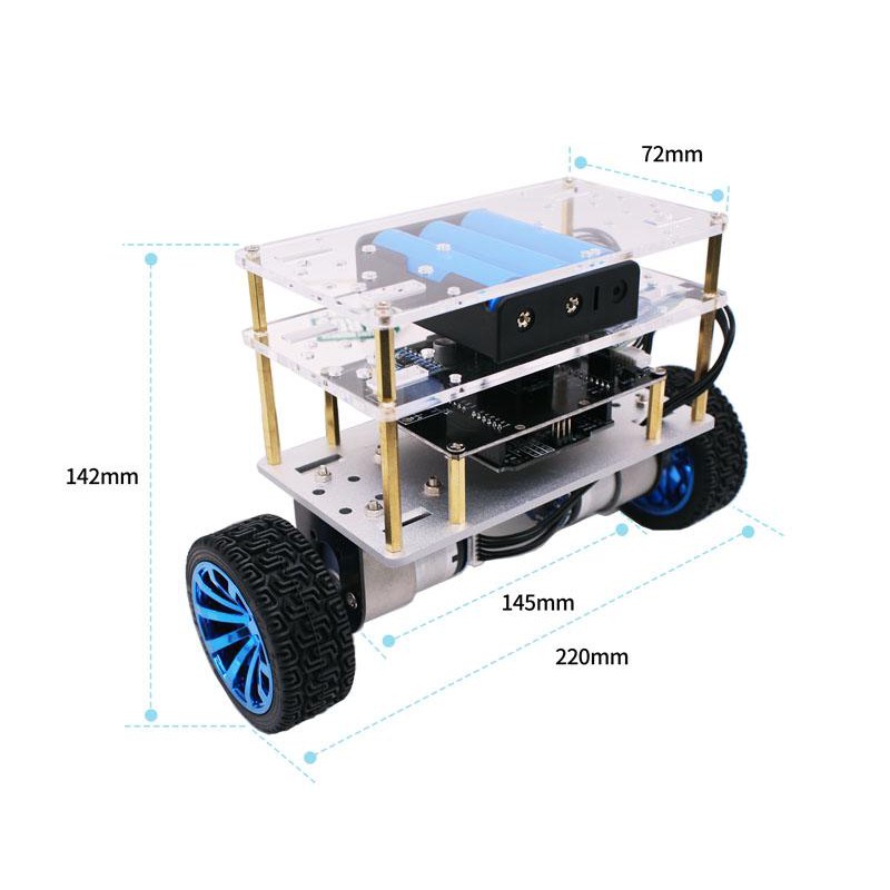 [Promo] หุ่นยนต์ 2 ล้อทรงตัวได้ 2 Wheel Balancing Robot Arduino ยี่ห้อ ...