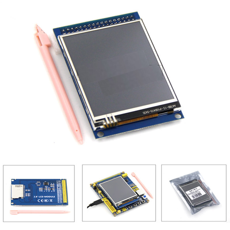 2.8นิ้วระบบสัมผัส TFT หน้าจอ LCD โมดูลแสดงผลสำหรับ Arduino UNO R3ของตก ...