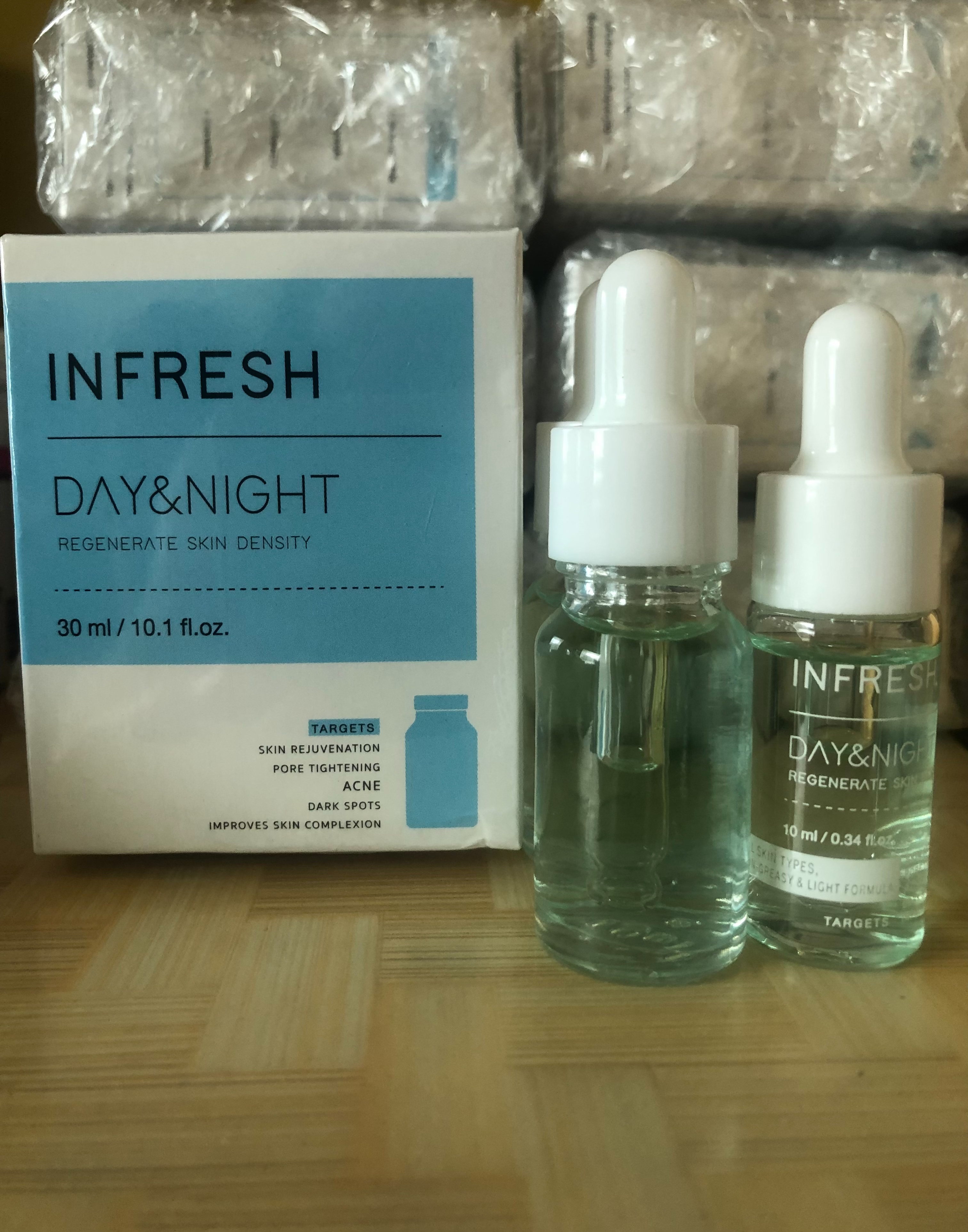 Infresh อินเฟรช 10ml. เซรั่มรักษาหลุมสิว ผิวเนียนกระชับ ขุมขนแคบลงผิว ...