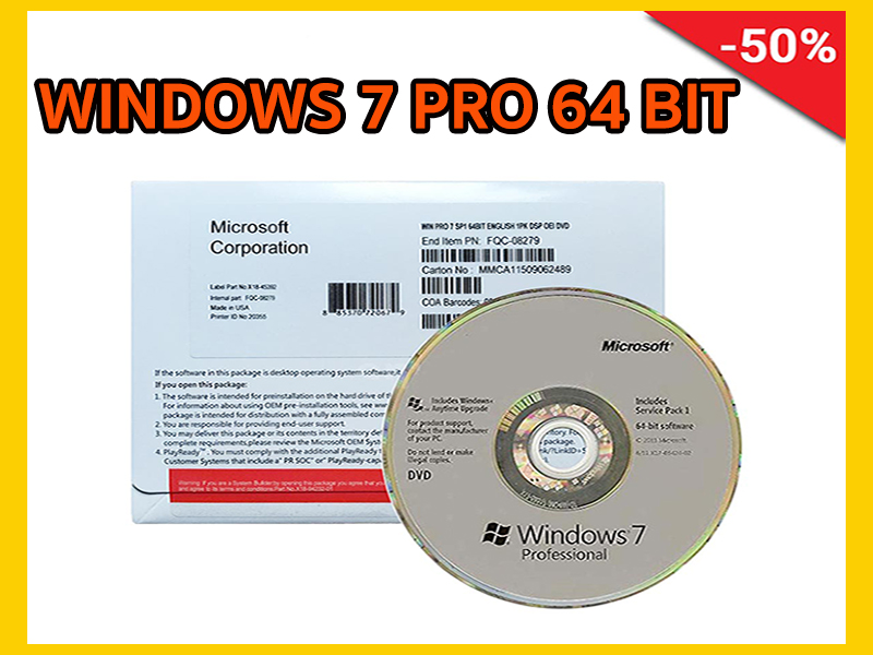 Windows 7 Pro OEM แบบแผ่น DVD ลิขสิทธิ์แท้ มีประกันหลังการขาย ถูก ...