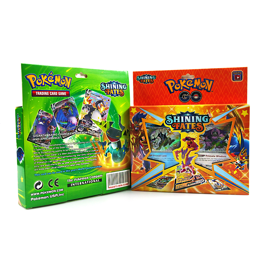 54 unids Box Pokemon Go Shield And Sword Vmax Card Collectibles Trade ...