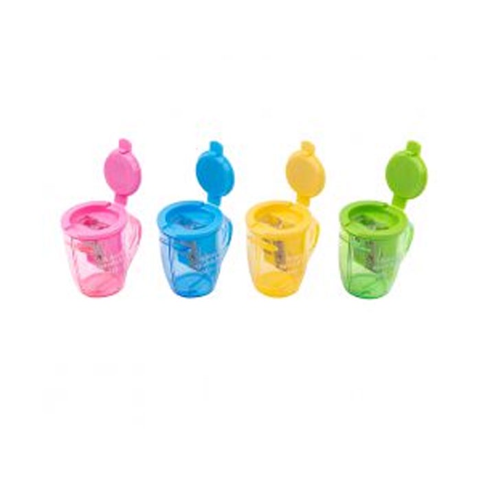 Deli (เดลี่) กบเหลาดินสอน่ารัก รูปทรงแก้วน้ำ No.E0551 คละสี - Somjai ...