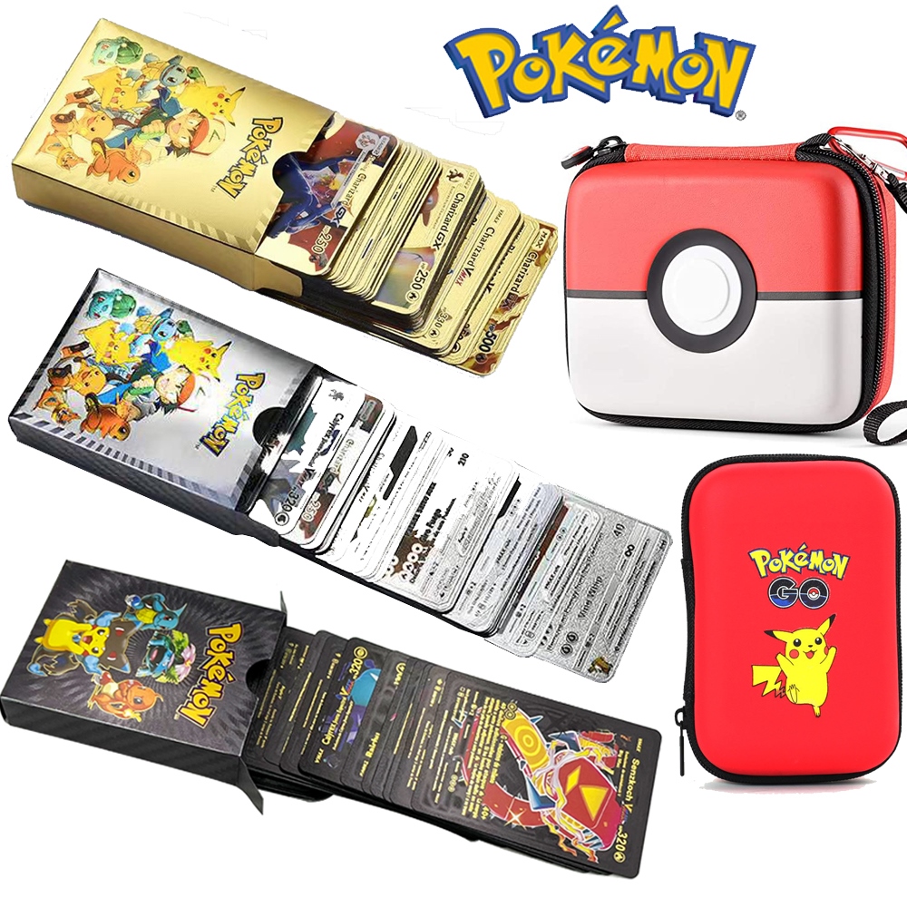 French Version Pokemon Card Black Gold Foil Vmax Gx Tag Team Spanish ...