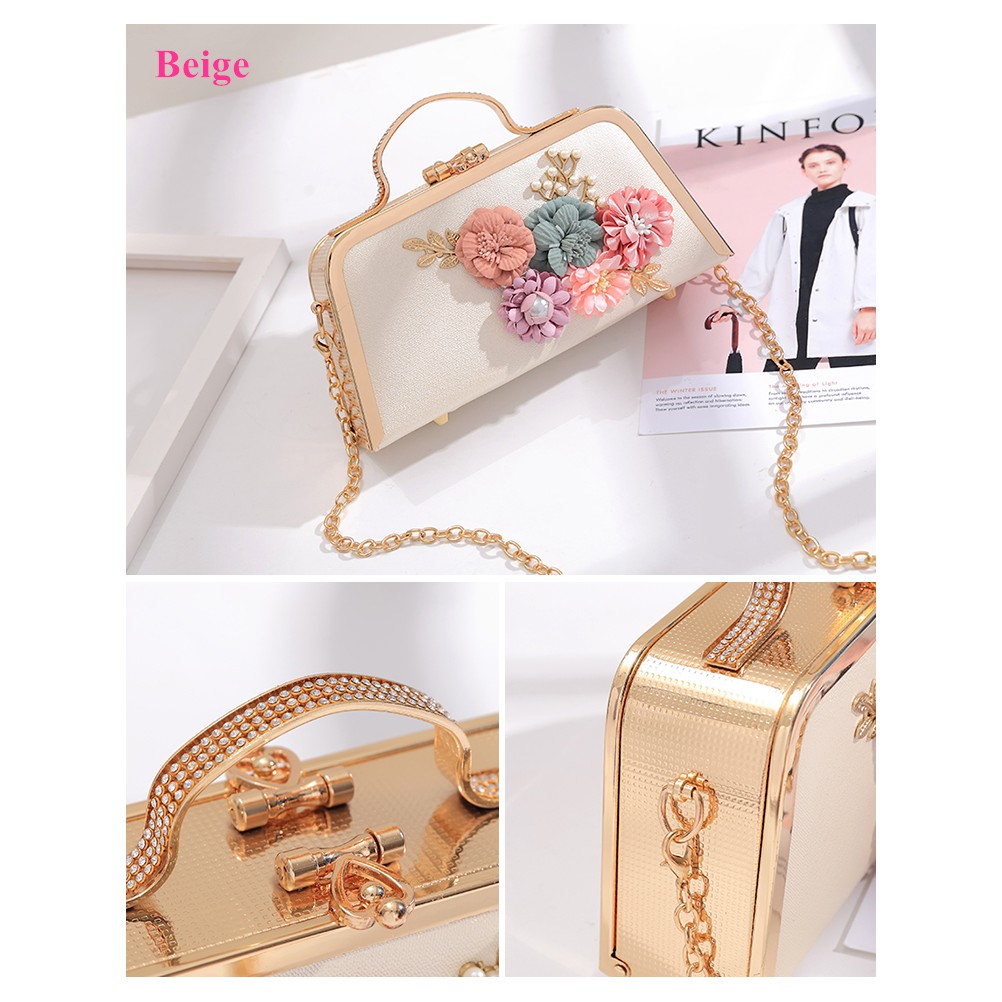 ready stock women Clutches Wedding Evening party Handbag Dinner Bag ...