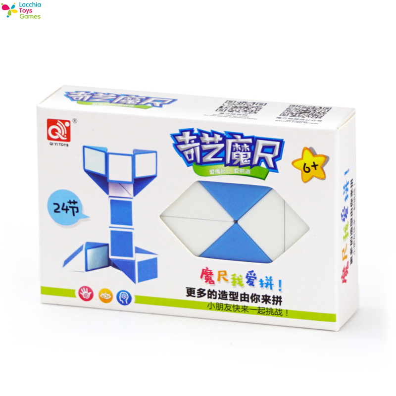 LTready stockQiyi 24 Segment Magic Rule Snake Cubes Elasticity Twist ...