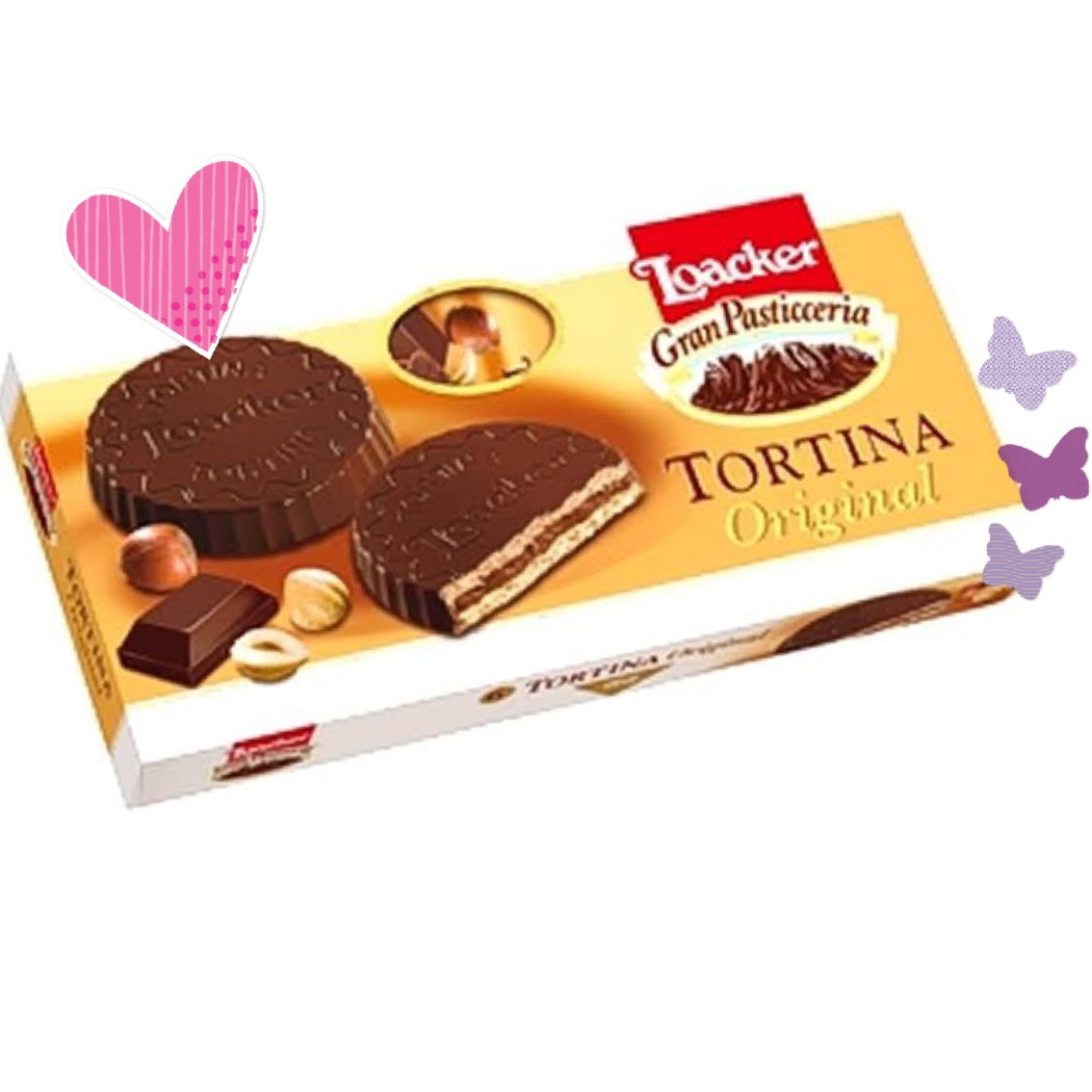 LOACKER TORTINA ORIGINAL crispy milk chocolate cream with hazelnut ...