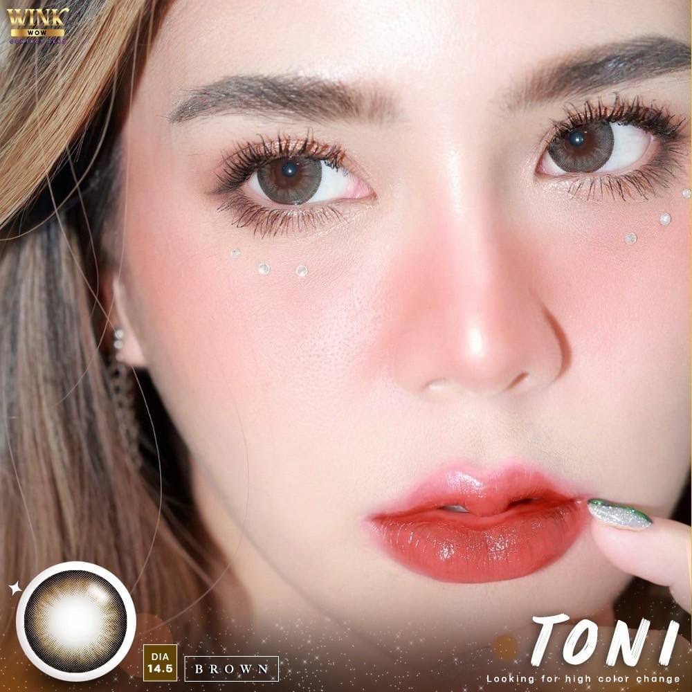 ละมุนขั้นสุด Toni ตาโต สวยแบบตะโกน???? คอนแทคเลนส์ Wink Wow ลายฮิตขายดี กรองแสงUV ตาโต บิ๊กอาย ...