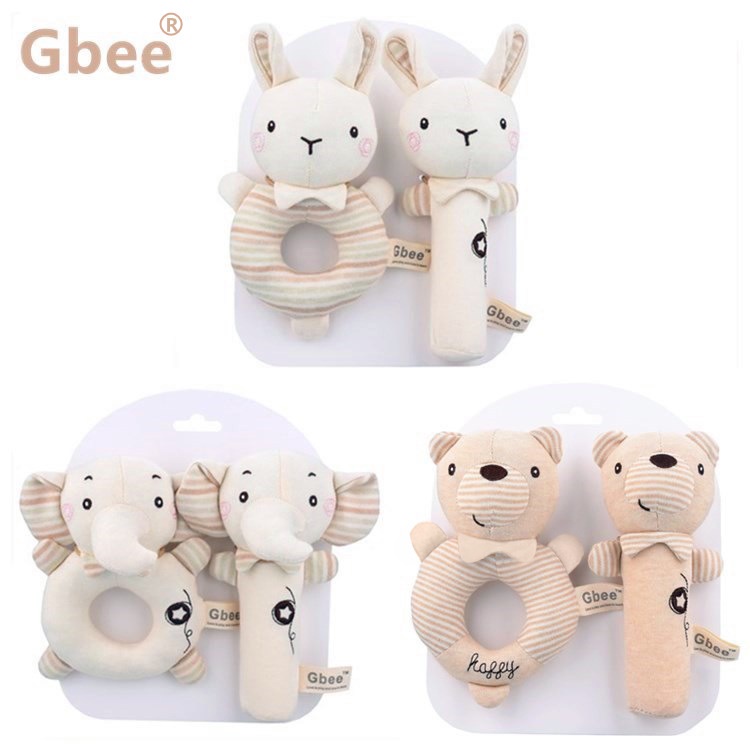 Gbee ตุ๊กตามือเขย่ามีเสียงกรุ๊งกริ๊ง เฉพาะตัวแท่งมีเสียงบีบ ของเล่น ...