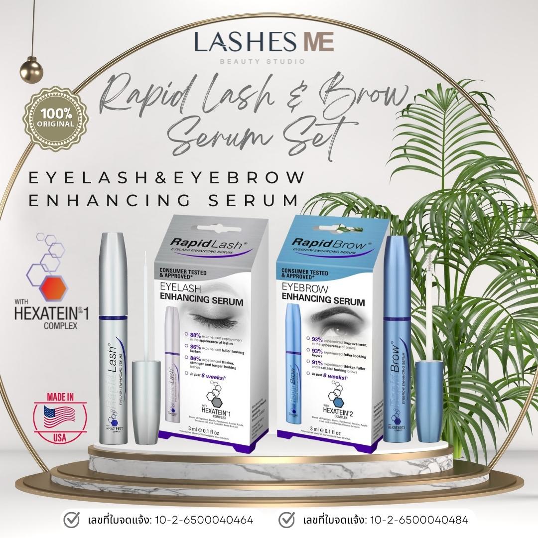 Rapid Lash & Rapid Brow Eyelash & Eyebrow Enhancing Serum Duo Set ...