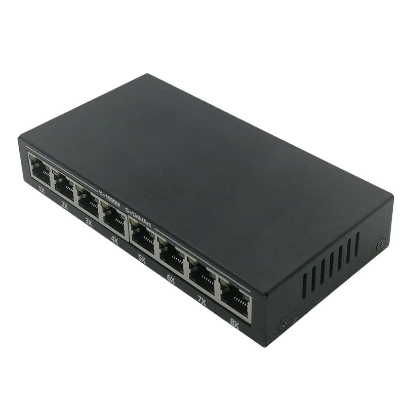 Switch Hub 8 Port Gigabit RJ45 Ethernet 10 / 100 / 1000Mbps dengan ...