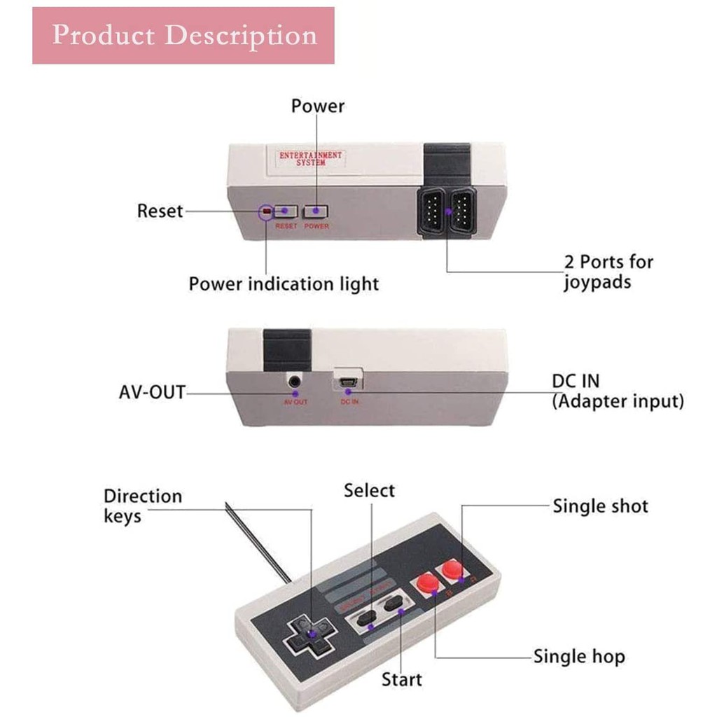 เครื่องเกมส์ ( รวมเกมส์ในเครื่อง 620 เกมส์ ) SUPER MINI เกมส์ตลับ ...