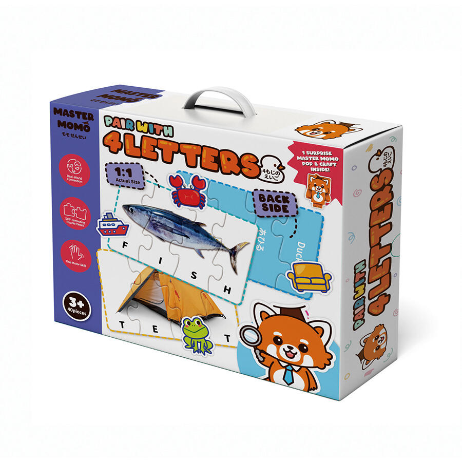 Toys R Us Master Momo มาสเตอร์ โมโม่ ของเล่นจิ๊กซอ จับคู่กับ 4 ตัวอักษร ...