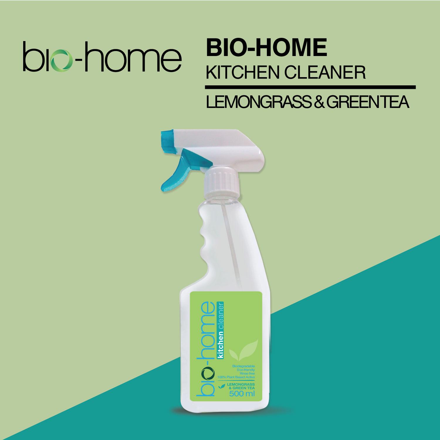 Bio-Home Kitchen Cleaner (Lemongrass & Green Tea) ไบโอโฮม ผลิตภัณฑ์ทำ ...