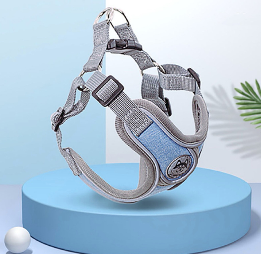 PS-516 สายจูงรัดอกสัตว์เลี้ยง สุนัข หมา แมว ระบายความร้อนได้ดี สายรัดอก ...