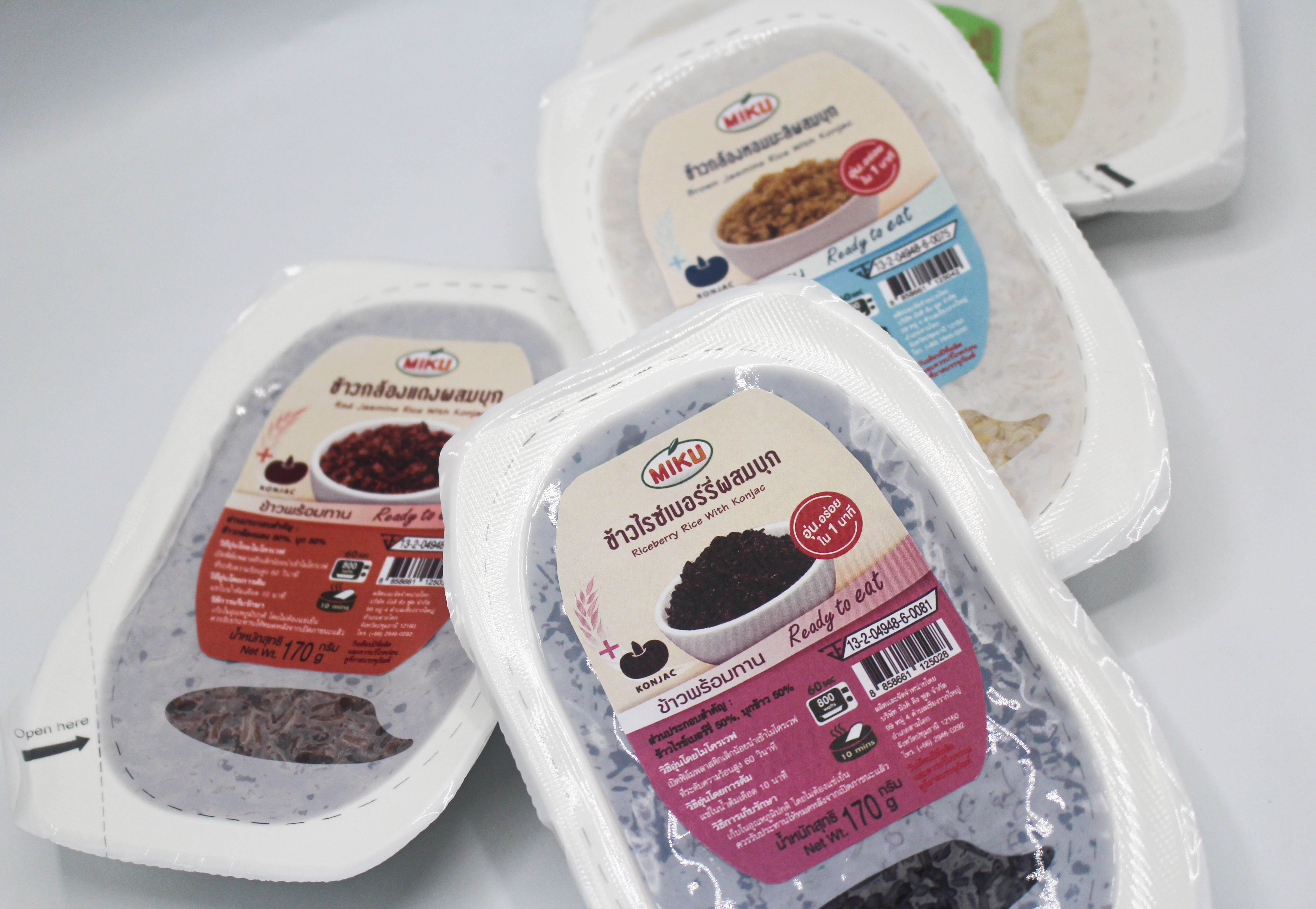 MIKU ข้าวไรซ์เบอร์รี่ผสมบุกพร้อมทาน 170g x 1 ถาด [FR0006] Riceberry ...