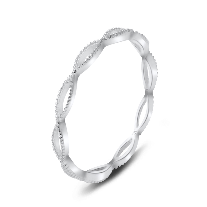 100% PURE 925 SILVER INFINITY SPIRAL RING NSR-2915. PERFECT FOR DAILY WEAR AND GORGEOUS FOR ...