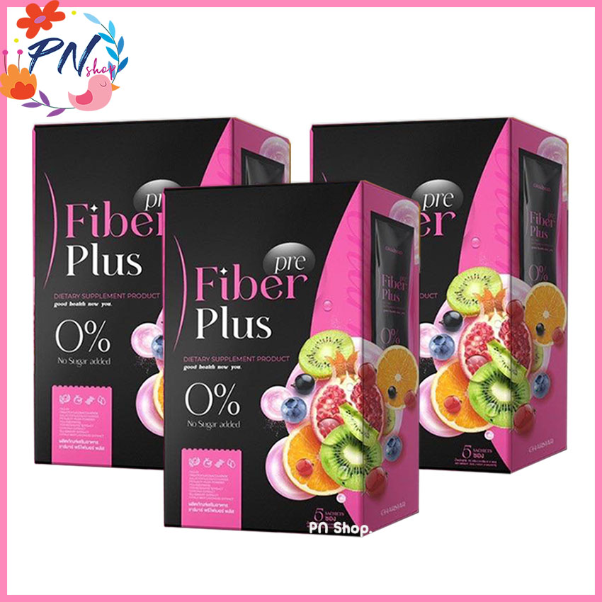 พรีไฟเบอร์ พลัส PRE FIBER PLUS ไฟเบอร์กำนันเนส ไฟเบอร์เนสกาแฟ [ขนาด 5 ซอง] [3 กล่อง] | Lazada.co.th