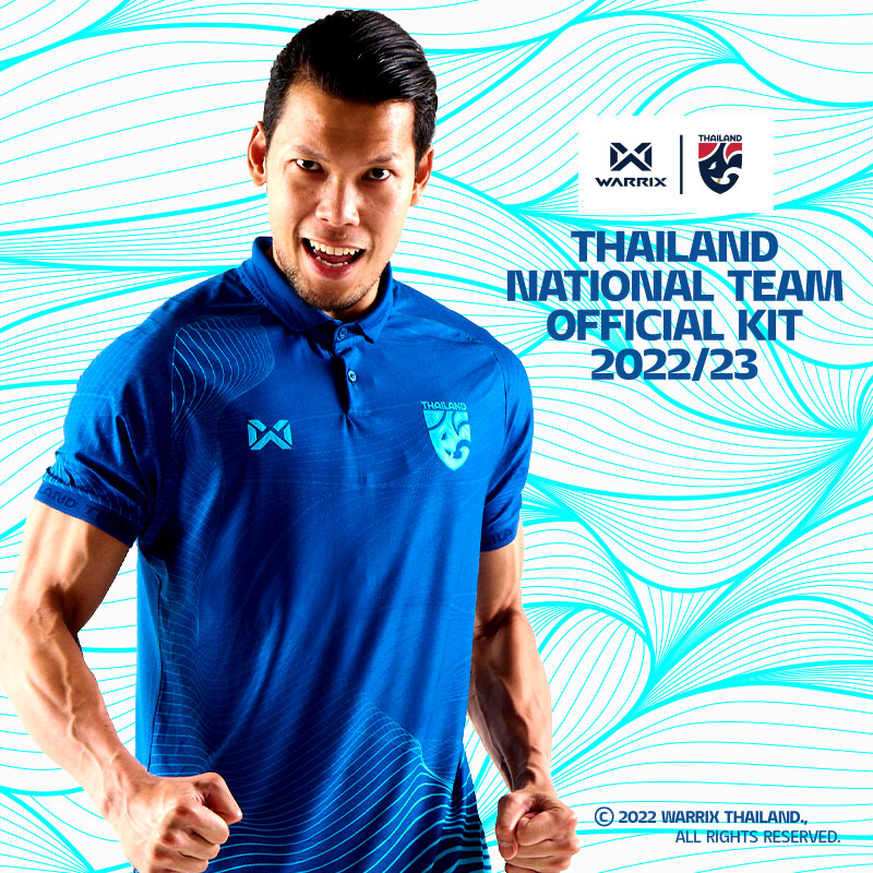 WARRIX เสื้อทีมชาติ Thailand National Team Kit 2022/23 (Player Version ...