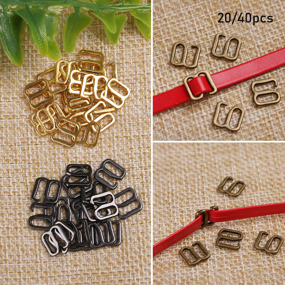 SAVAGE 20/40pcs 6mm 9 Metal Mini Ultra-small Adjustment Clips Cothes Shoes Parts Diy Dolls ...