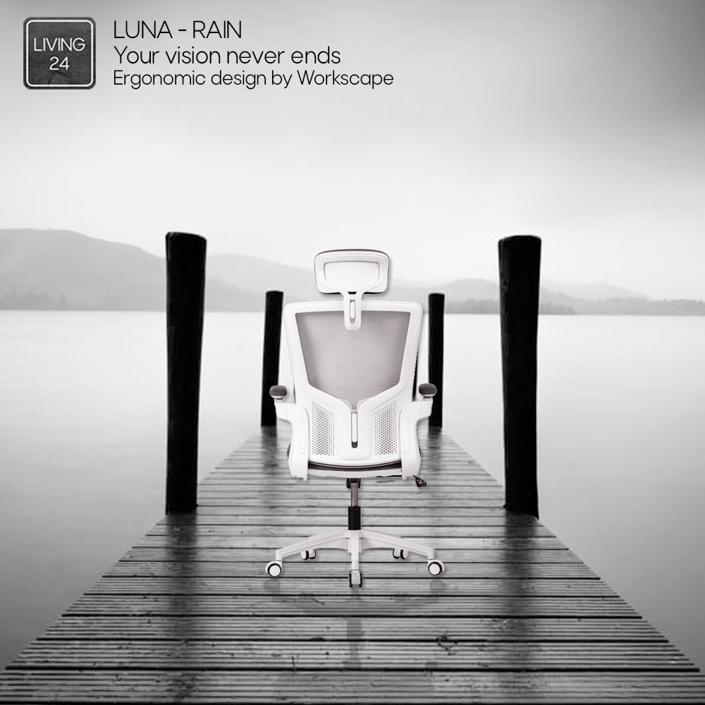OFFICE CHAIR: LUNA-RAIN, Ergonomic design by Workscape เก้าอี้ทำงาน ...