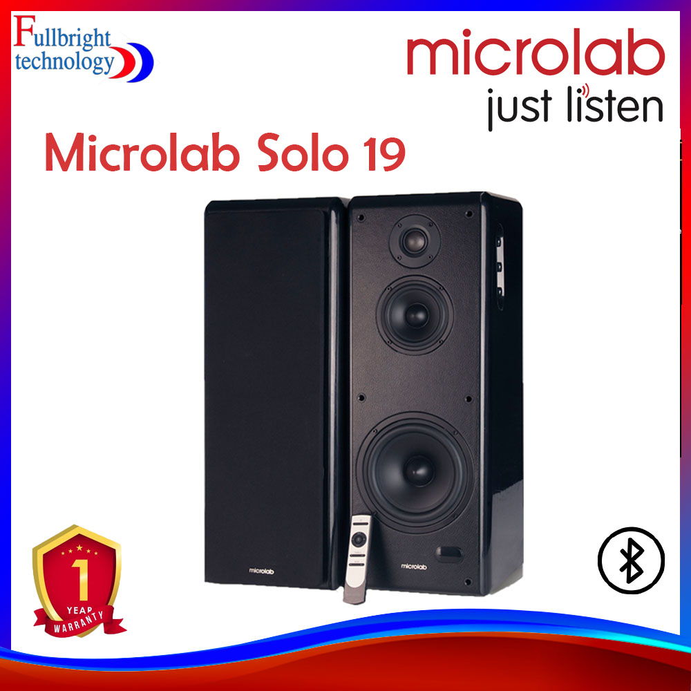 Microlab SOLO 19 Bluetooth Speaker ลำโพงระบบ 2.0 กำลังขับ 160 วัตต์ มีบลูทูธ ประกันศูนย์ ...