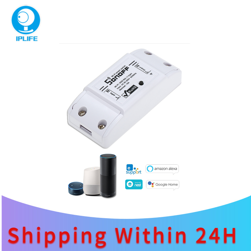 SONOFF Basic Wifi Switch Works with Alexa for Google Home Timer 10A ...