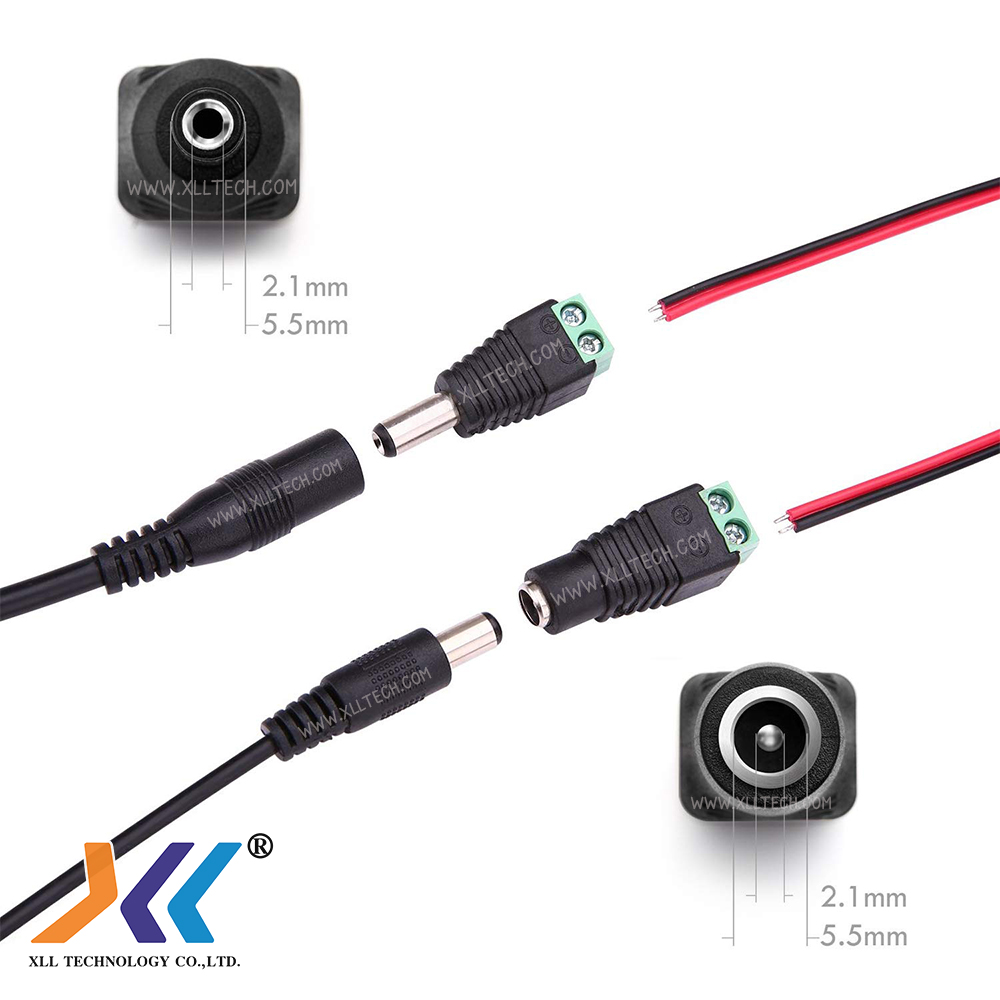 Connector CCTV หัว Jack DC ตัวเมีย ปลั๊ก DC Power plug Jack Adapter ...
