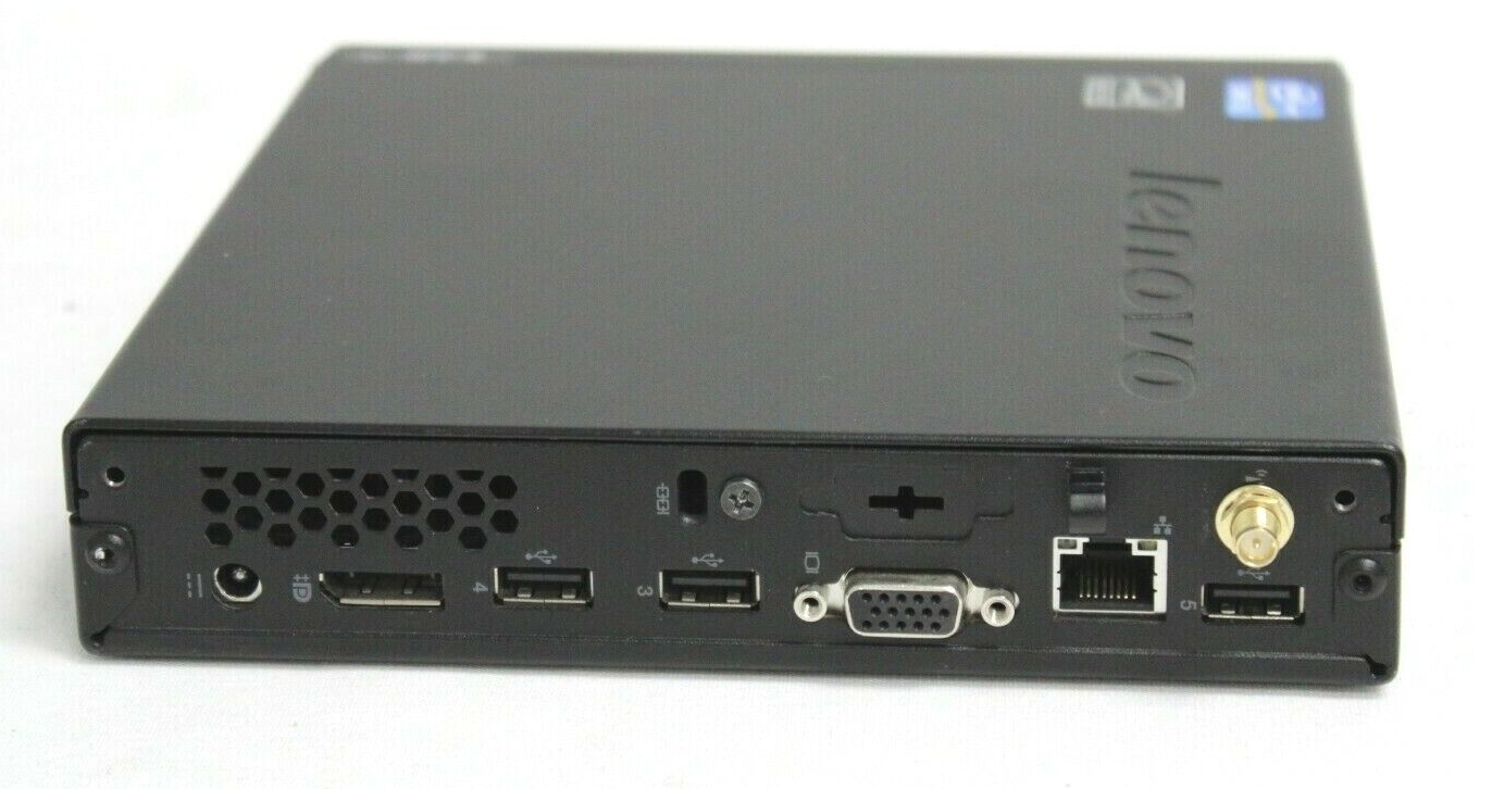 คอมพิวเตอร์มือสอง Mini PC Lenovo ThinkCentre M72E CPU i3-3220T ฮาร์ดดิสก์ SSD วินโดว์แท้ พร้อม ...