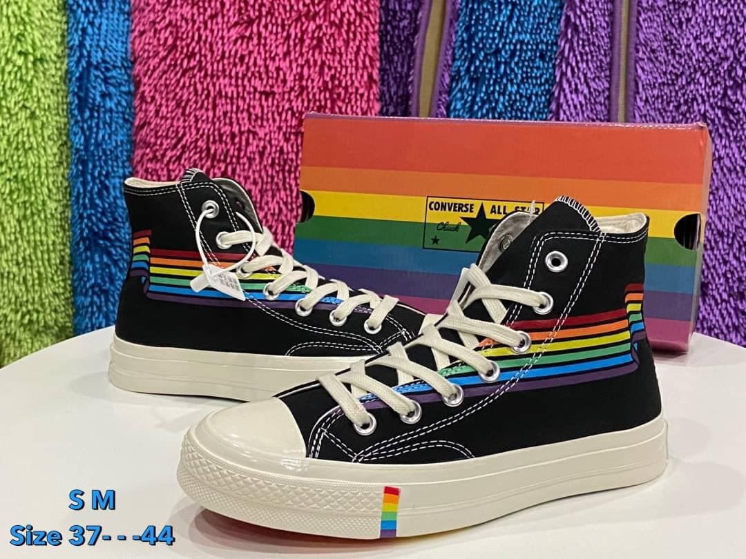 รองเท้าหุ้มข้อ Converse Chuck Taylor All-Star Rainbowใส่ยังไงให้ดูโปร ...