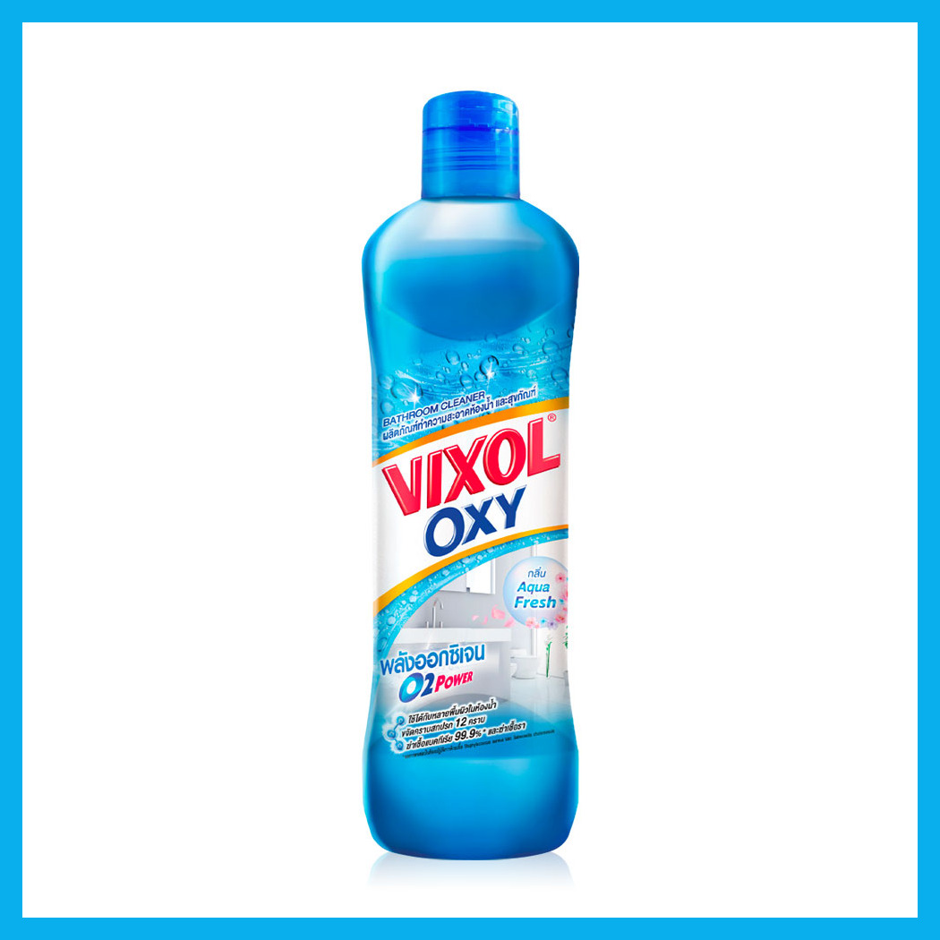 Vixol Oxy Bathroom Cleaner Aqua Fresh 700ml Blue วิกซอล ออกซี่ ...